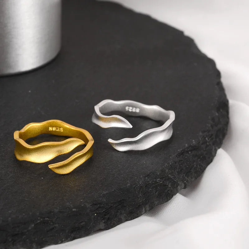 Amarisse - Sterling Silver Leafy Ring – Cleseia